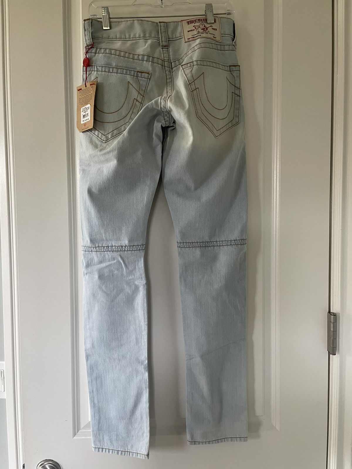 True Religion NEW WITH TAGS! True Religion Blue Moto Jeans | Grailed