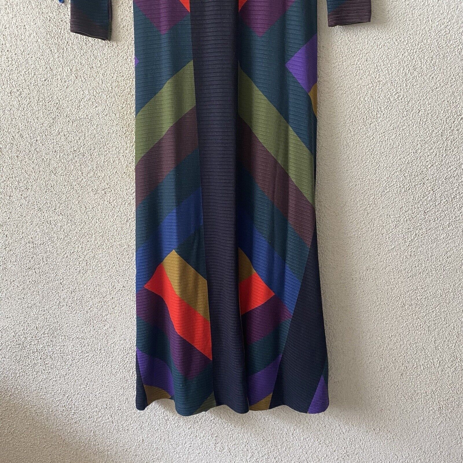 Farm Rio Farm Rio Womens Julia Stripe Midi Dress Striped in Navy Boat ...