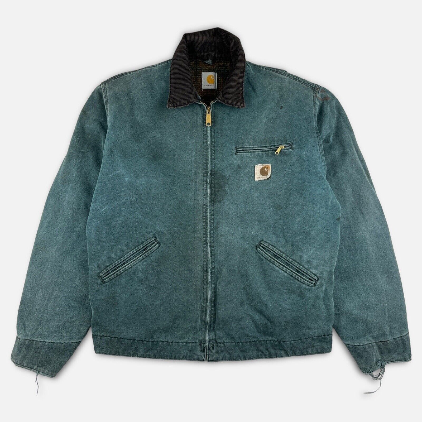 Carhartt × Streetwear × Vintage Carhartt Hunter Green Detroit Zip ...