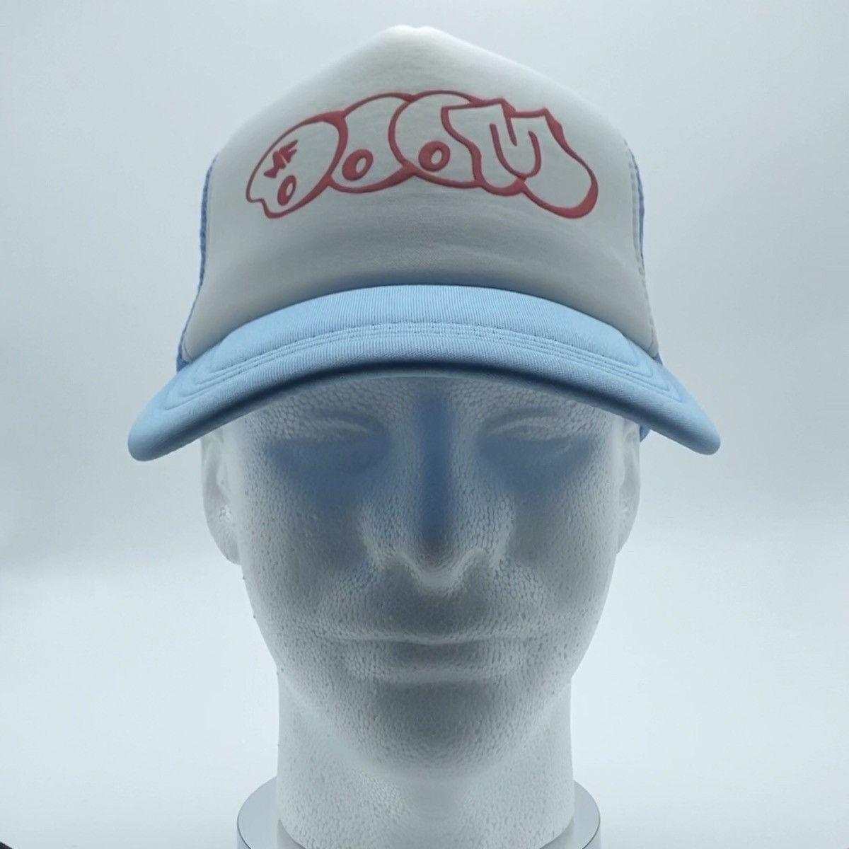 Streetwear mf doom graffiti logo inspired puff print trucker tour merch ...