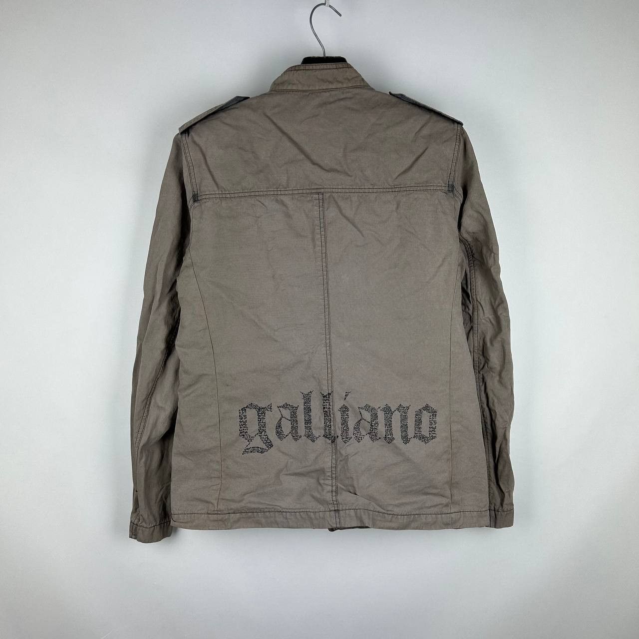 Galliano John Galliano Big Logo Runaway Military Jacket | Grailed