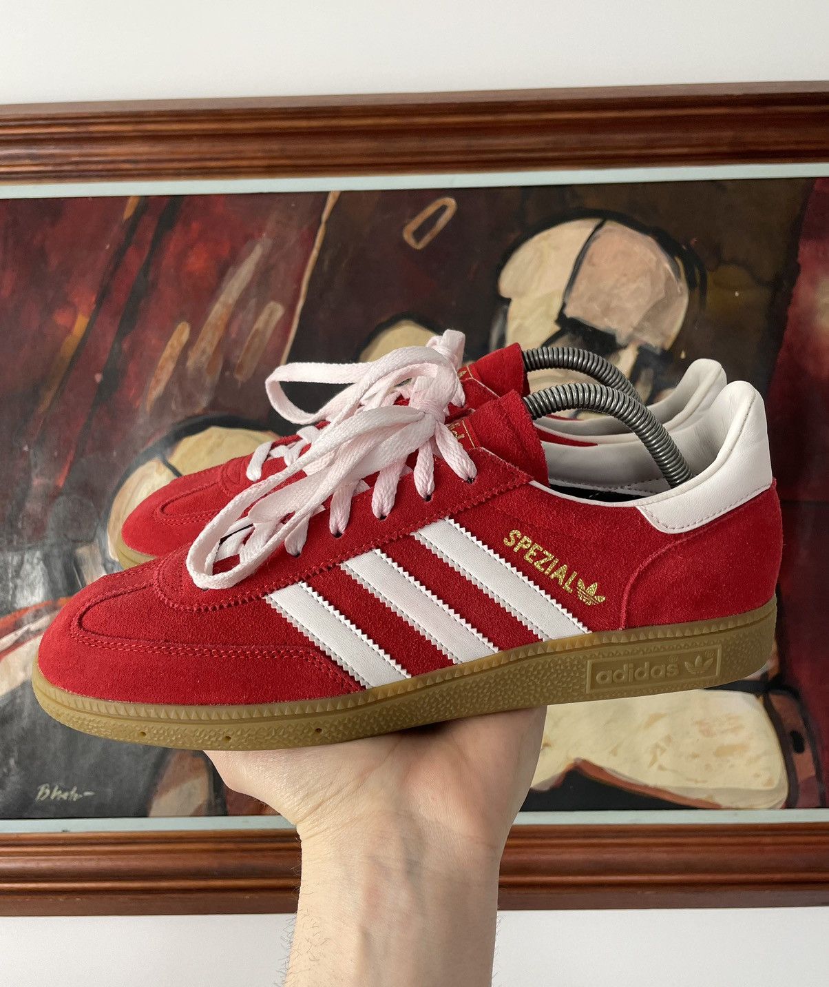 Adidas Adidas Spezial Red 2016 Low Sneakers Hype Casual Suede Rare ...