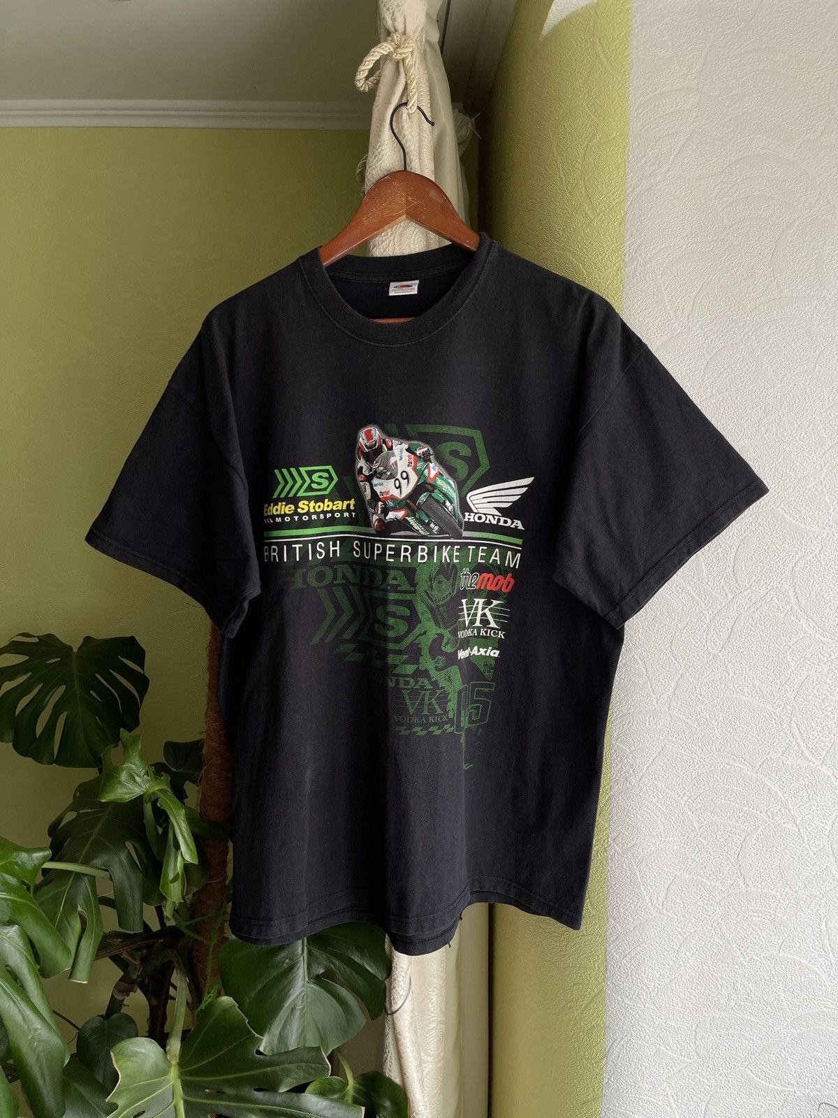 Honda × Racing × Vintage Vintage Honda Eddie Stobart Moto Racing Tee ...