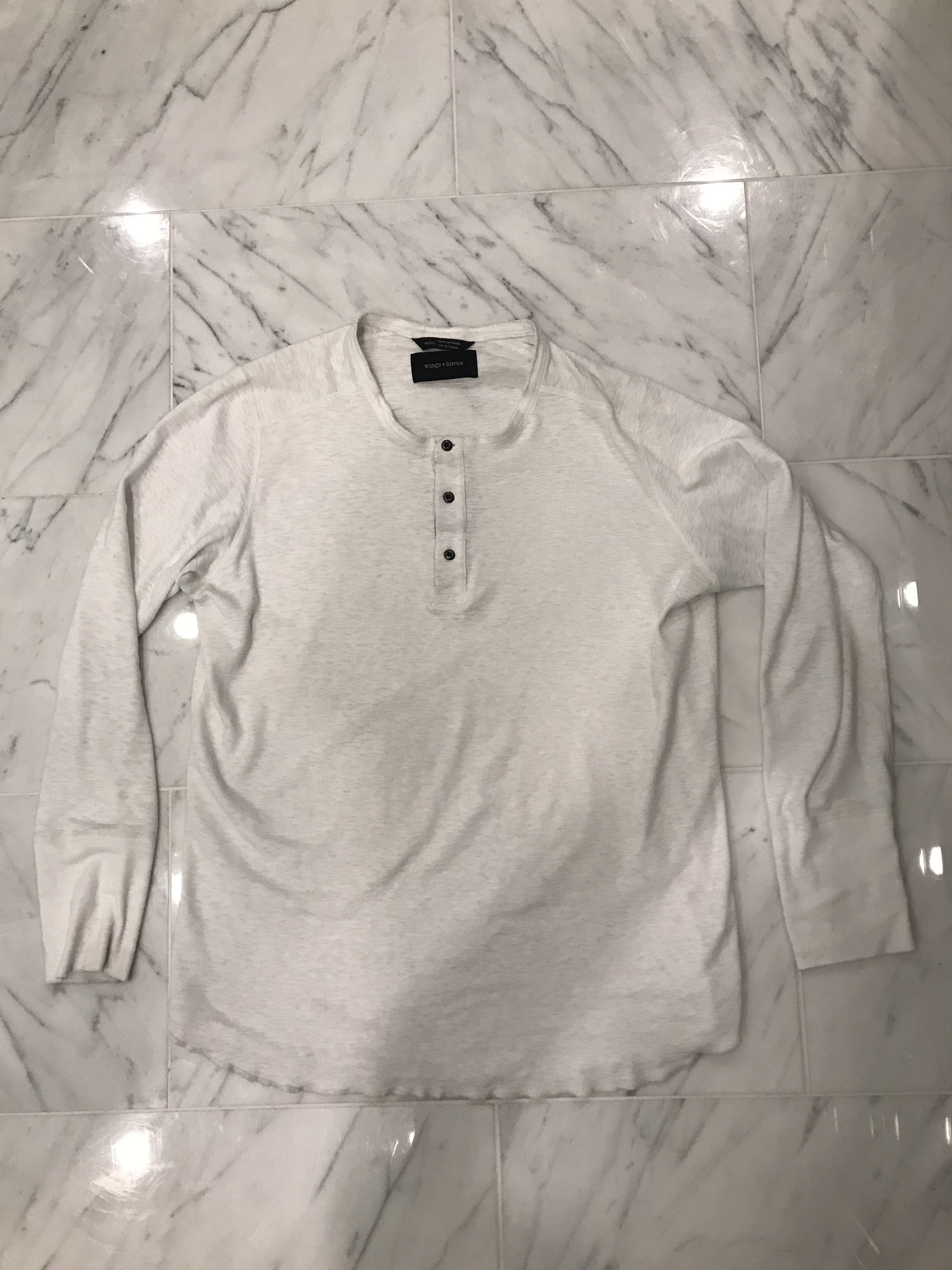 Wings + Horns White Wing+Horn Long Sleeve | Grailed