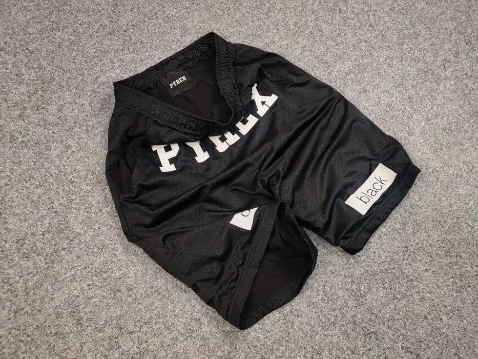 Pyrex Vision Pyrex Vision Authentic Shorts Virgil Abloh Mesh Big Logo ...