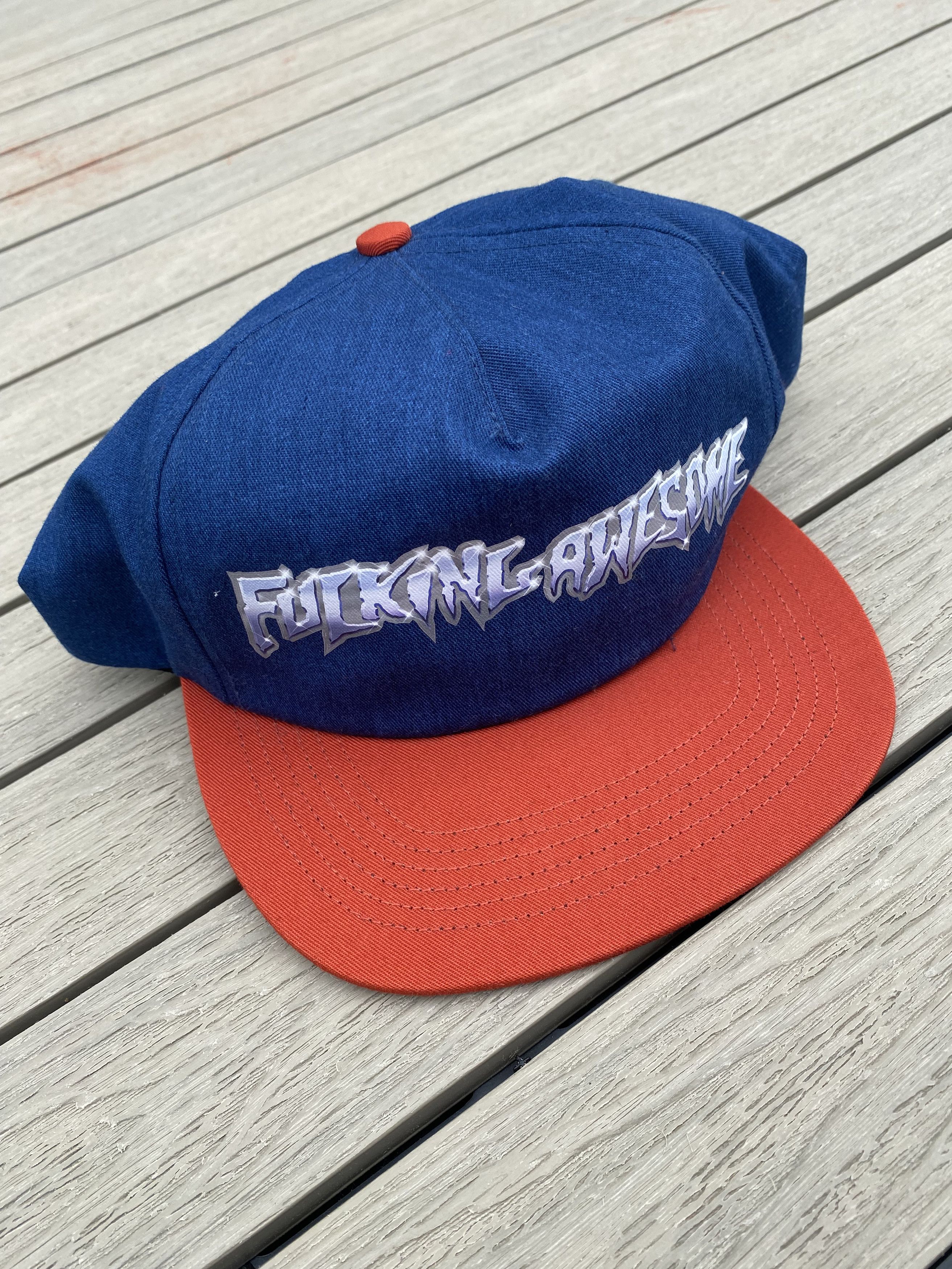 Fucking Awesome Fa Chrome Logo 5 Panel Cap Grailed 7638