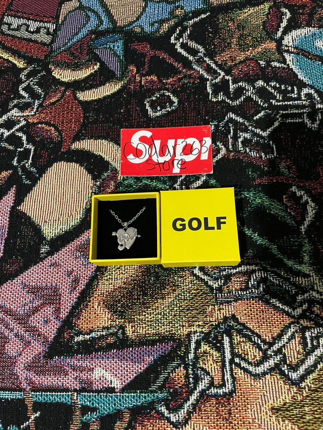 Golf Wang × Tyler The Creator *Relisted* GOLF Wang Cupid Necklace Tyler ...