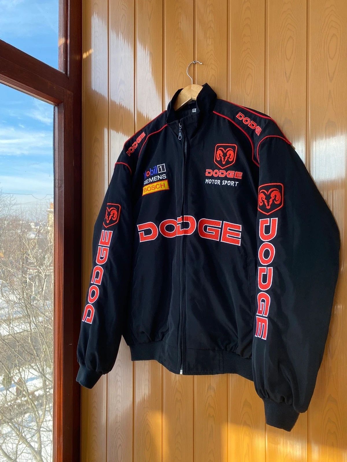 NASCAR × Racing × Vintage Vintage Dodge MotorSport NASCAR Racing Jacket ...