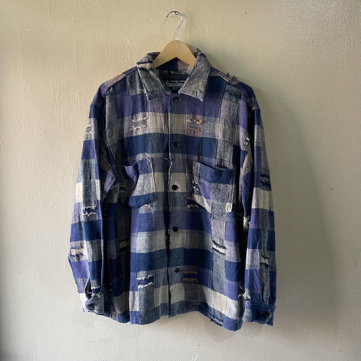 Vintage 🦊VERY RARE🦊 Sugar Cane Flannel Shirt | Grailed