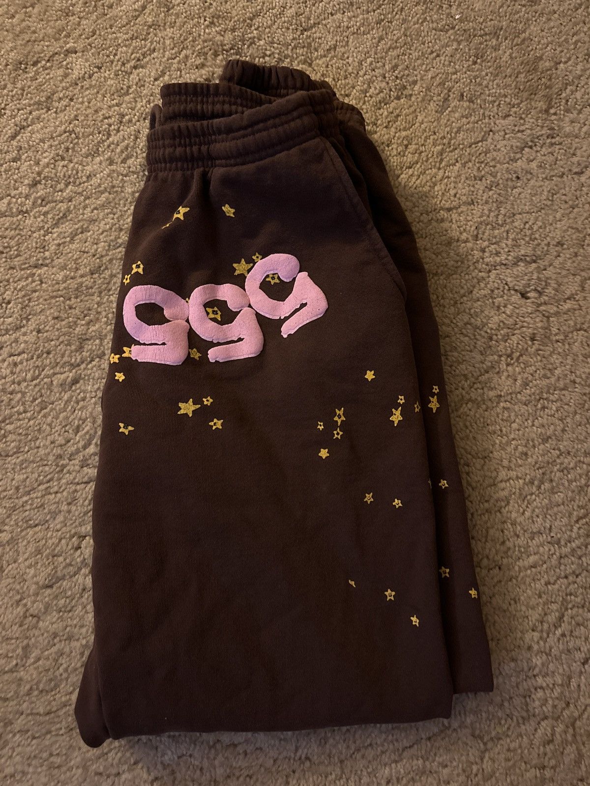 Spider Worldwide SPIDER WORLD WIDE 555 SWEATPANTS BROWN | Grailed