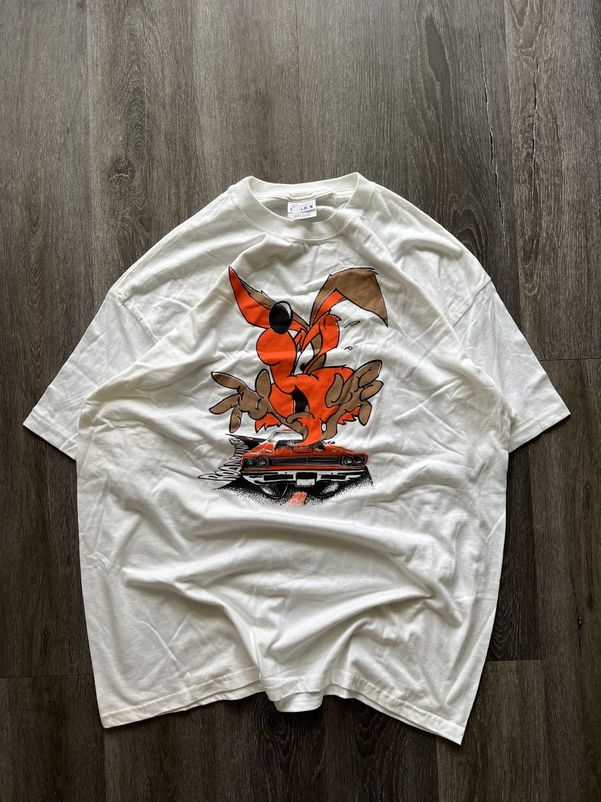 Streetwear × Vintage × Warner Bros Crazy Vintage 90s looney tunes Road ...