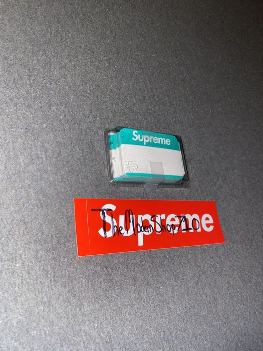 Supreme Supreme Name Badge Stickers (Pack of 100) | Grailed