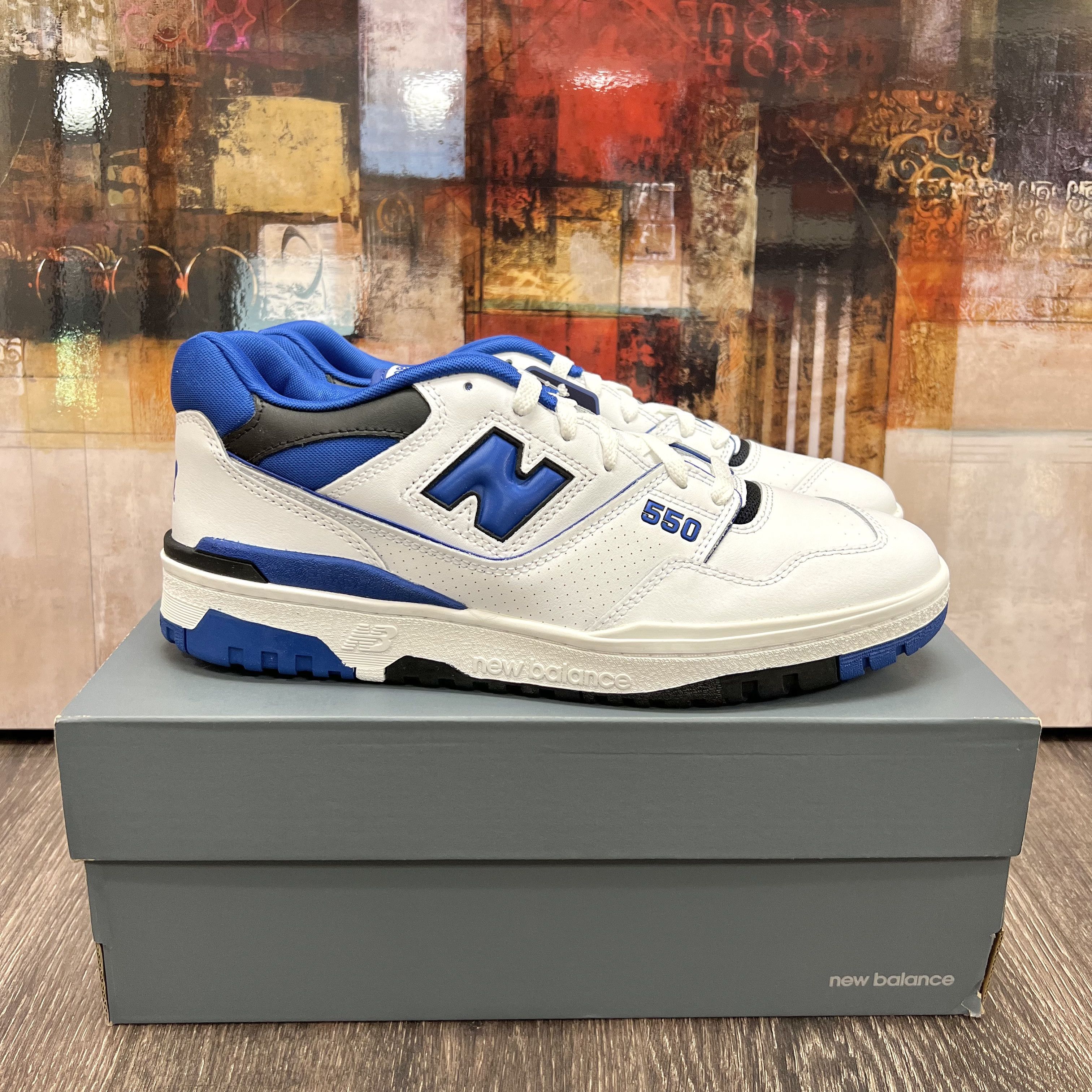 New Balance 2022 New Balance 550 NBA ASW White / Team Royal Blue ...