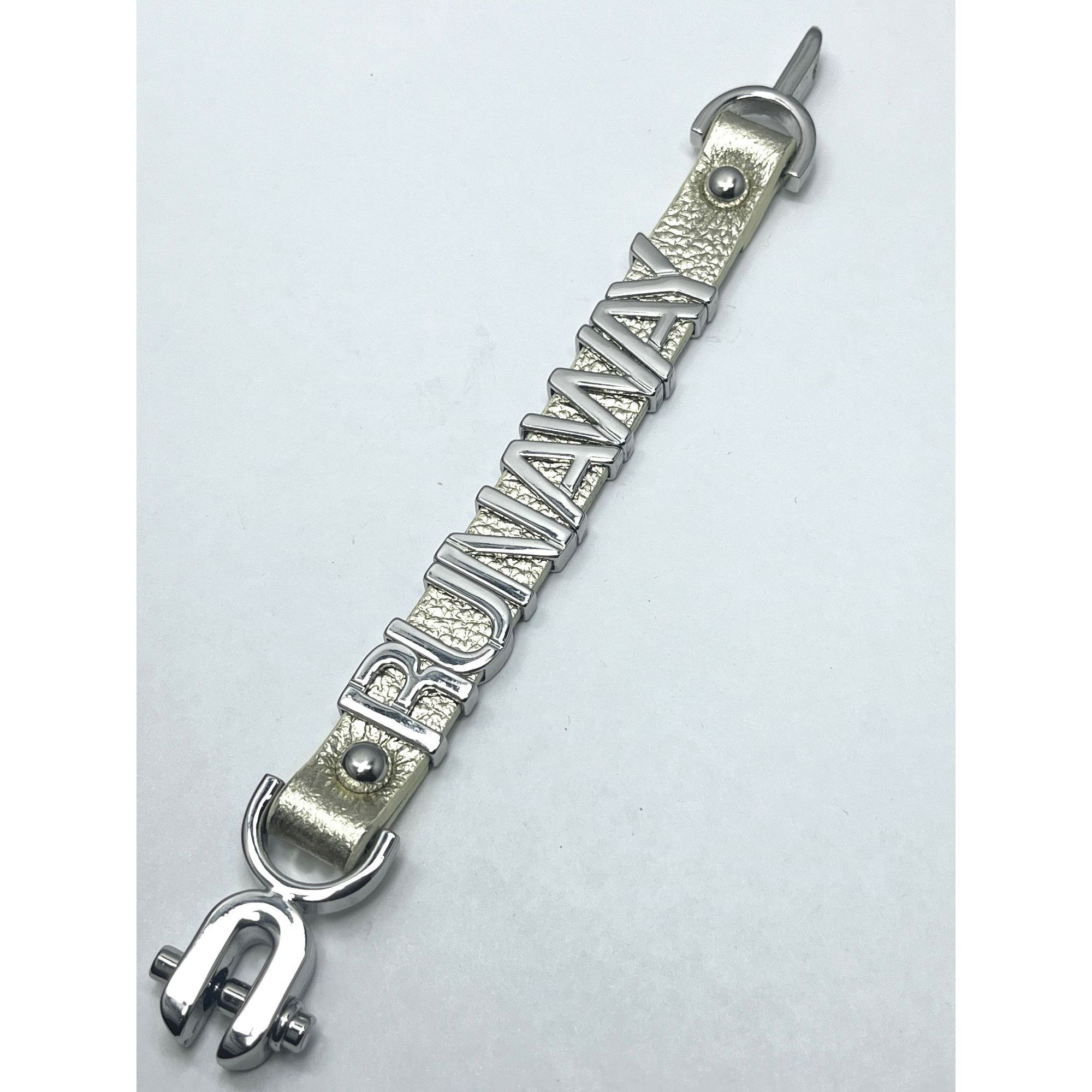 Karen Walker Karen Walker Runaway Leather Metal Bracelet | Grailed