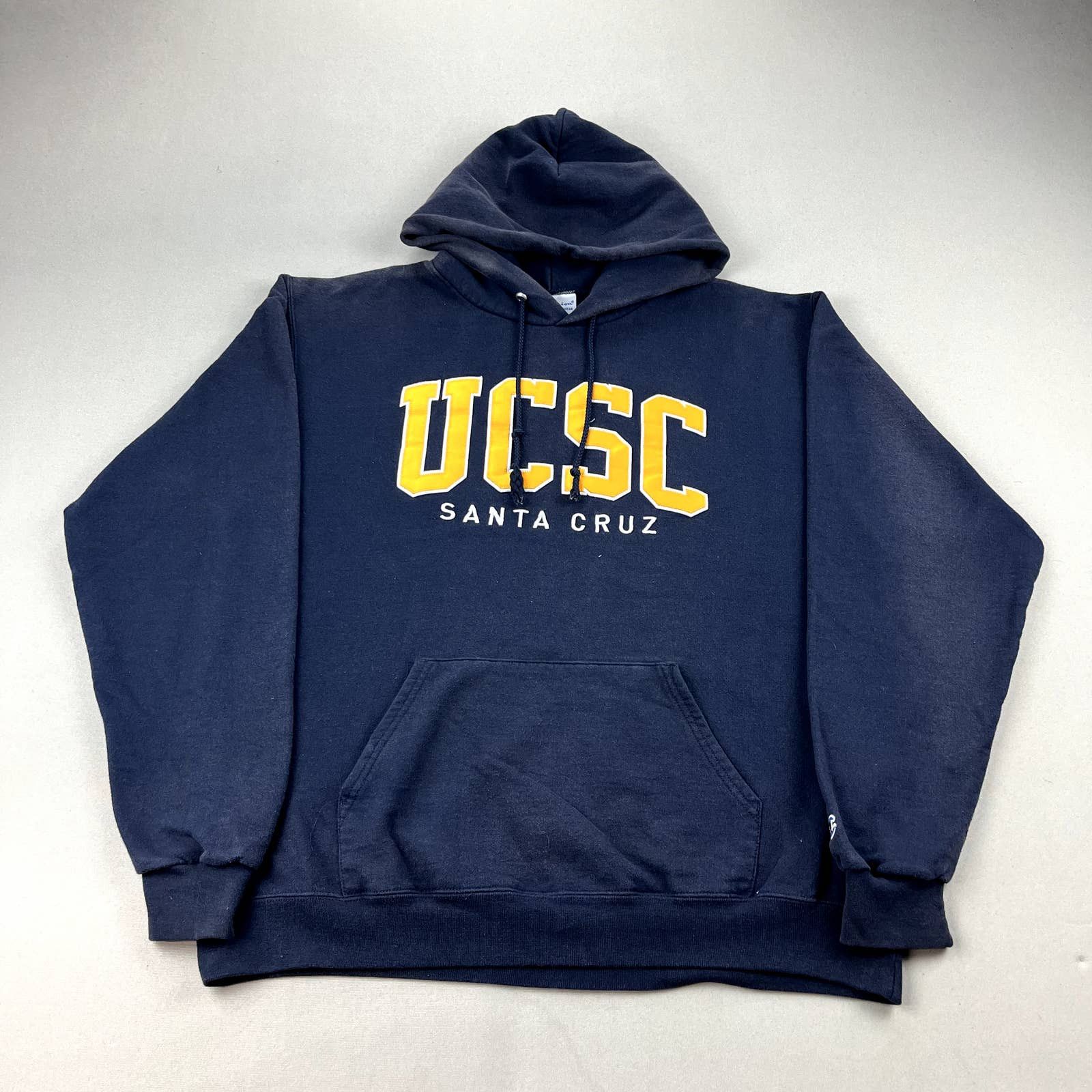 Champion UCSC Santa Cruz Hoodie Sweatshirt Navy Blue Champion College ...
