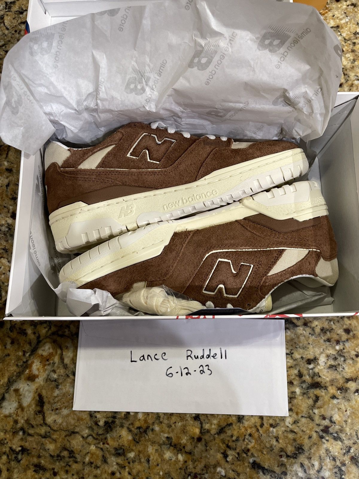 Aime Leon Dore × New Balance ALD X New Balance 550 Brown Beige | Grailed