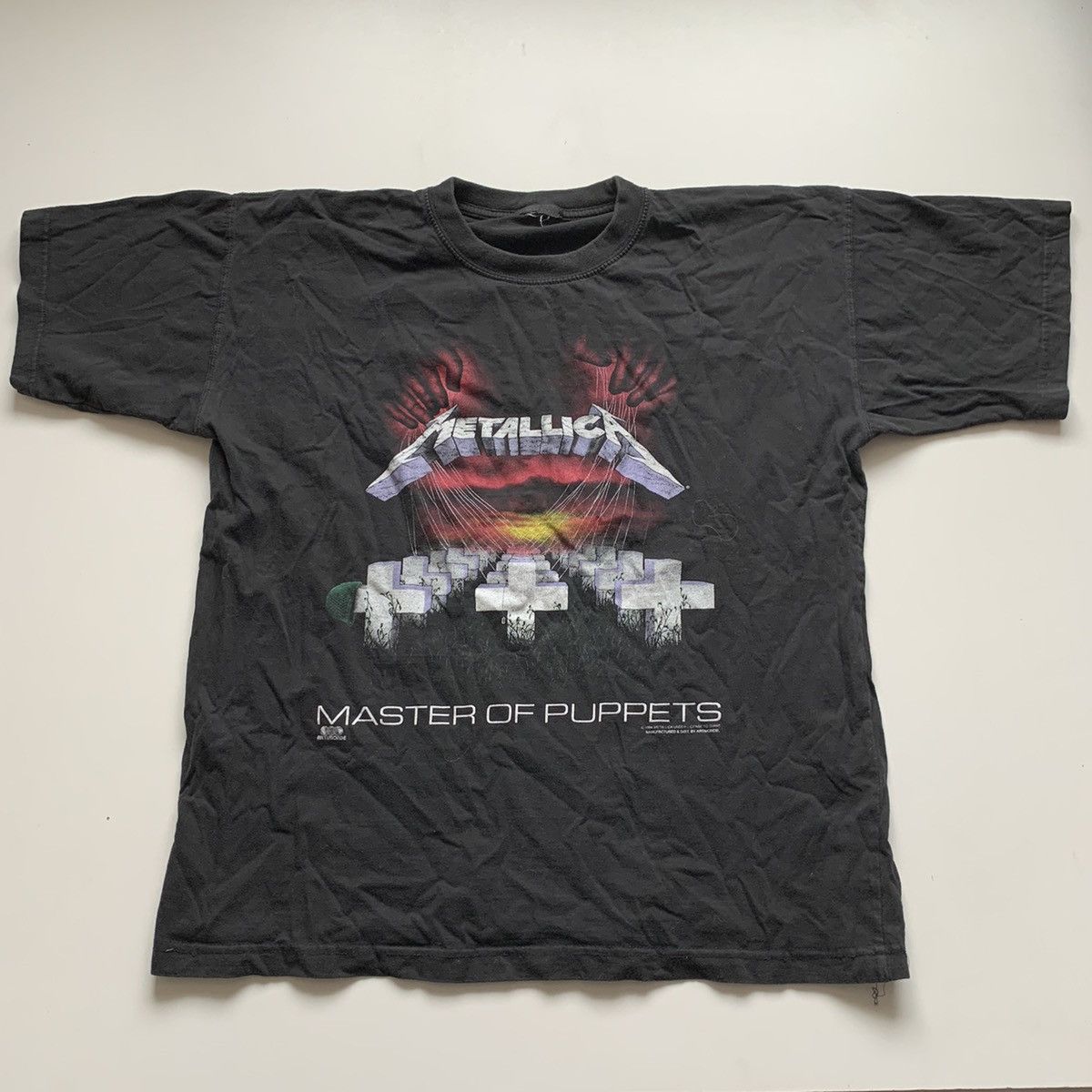 Vintage Vintage 90s 1994 Metallica Master Of Puppets Graphic T Shirt | Grailed