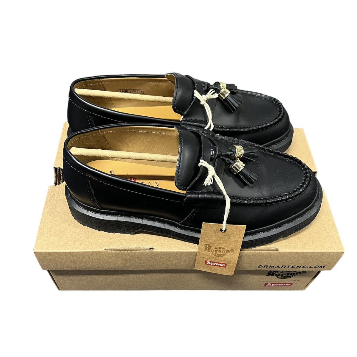 Supreme Supreme x Dr. Martens Penton Smooth Tassel Leather Loafers ...