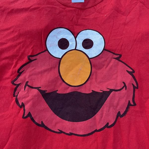 Vintage Vintage Y2K Elmo Man Tee Face Disney Movie Art Print Band | Grailed