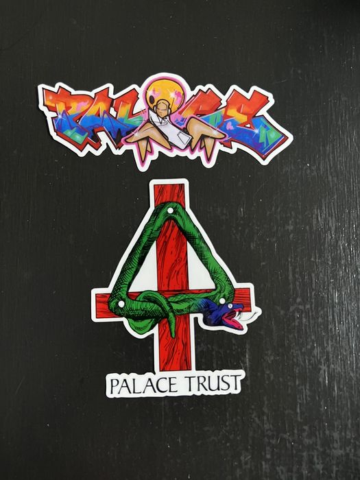 Palace Palace Skateboards Sticker Set- 2 Stickers 2021 New Graffiti ...