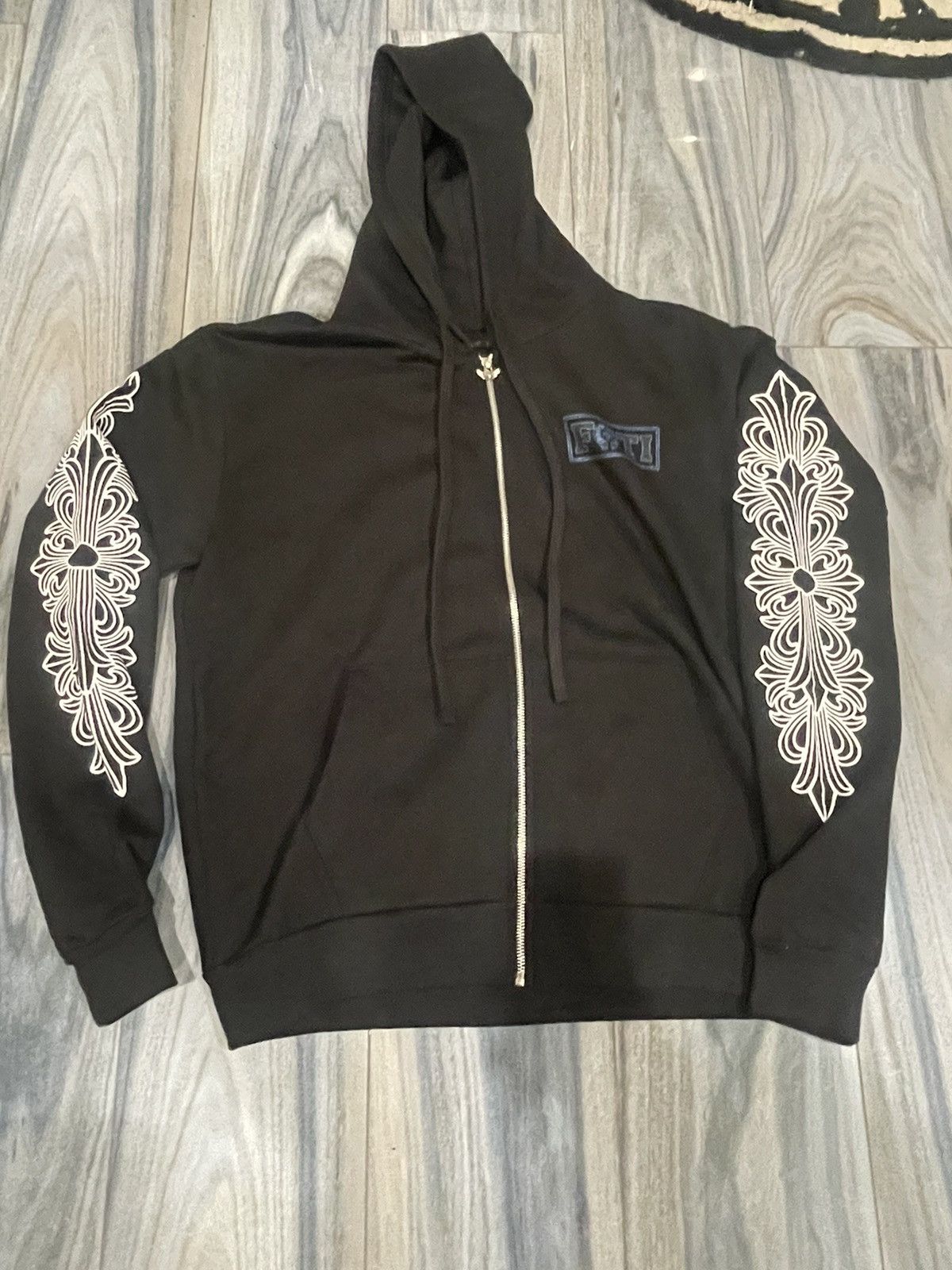 Chrome Hearts Chrome hearts foti skull zip up sz small fit like M | Grailed