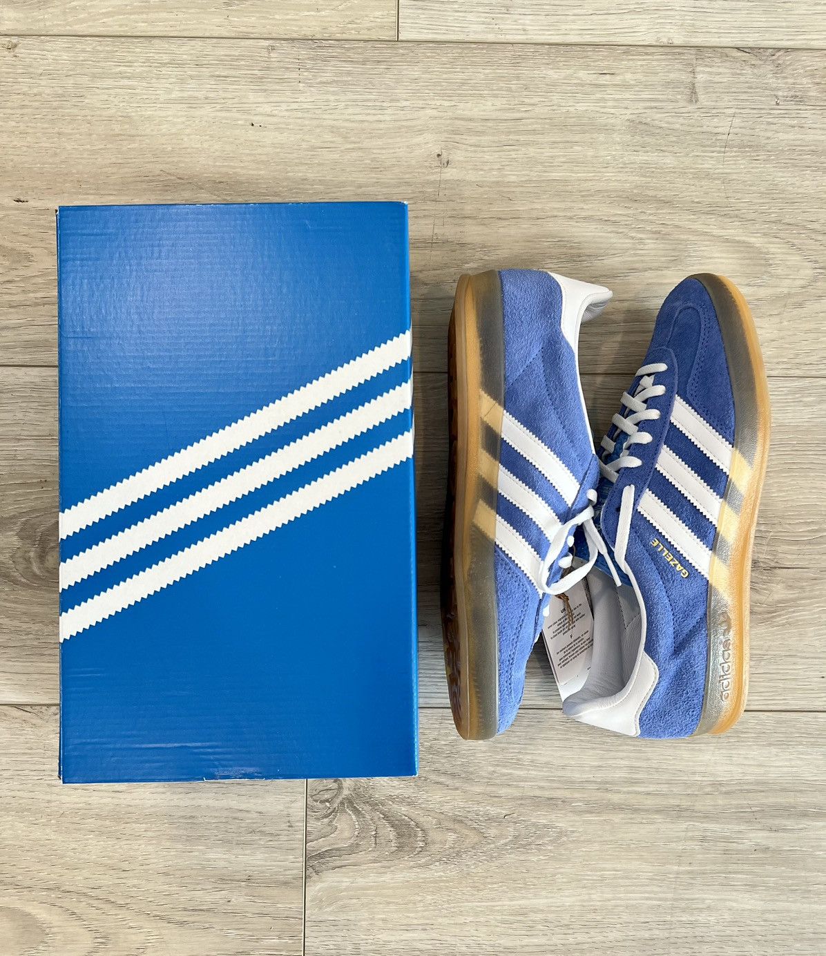 Adidas Adidas Gazelle Blue Fusion Gum (W) | Grailed