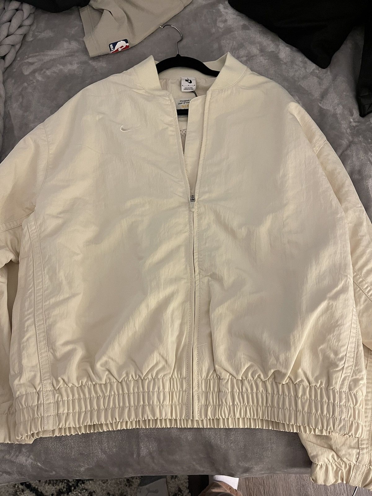 Fear of God × NBA × Nike Fear of God x Nike NBA Light Cream Jacket M ...