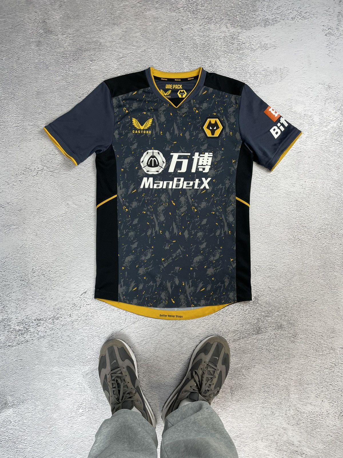 Vintage Wolverhampton 2021/22 Castore Soccer Jersey y2k blokcore | Grailed