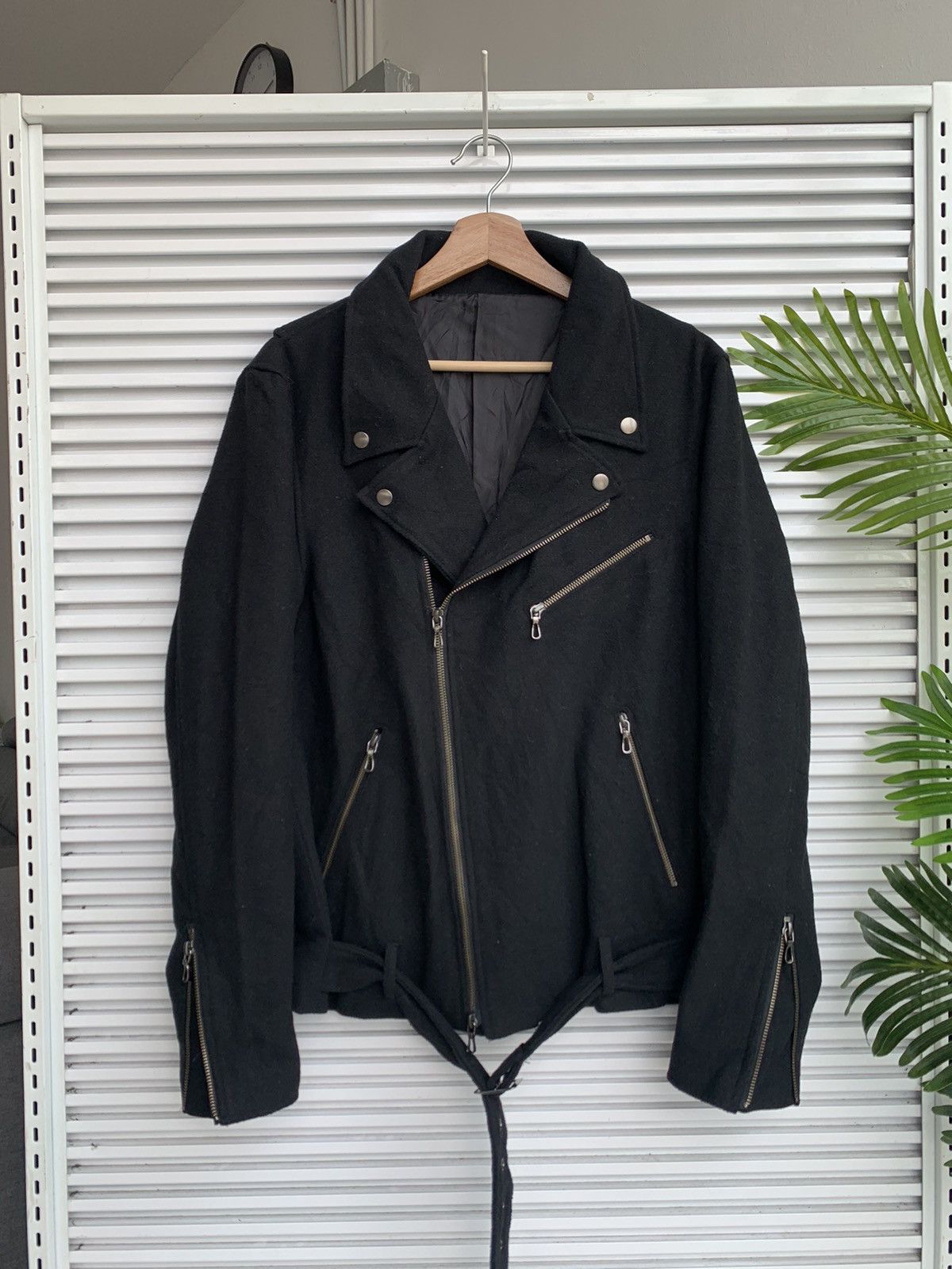 Japanese Brand × Shellac Shellac x Semantic Design Tactical Wool Zipper Jacket | Grailed