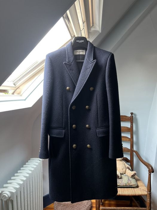 Saint Laurent Paris Coat Hedi Slimane Saint Laurent FW2013 | Grailed