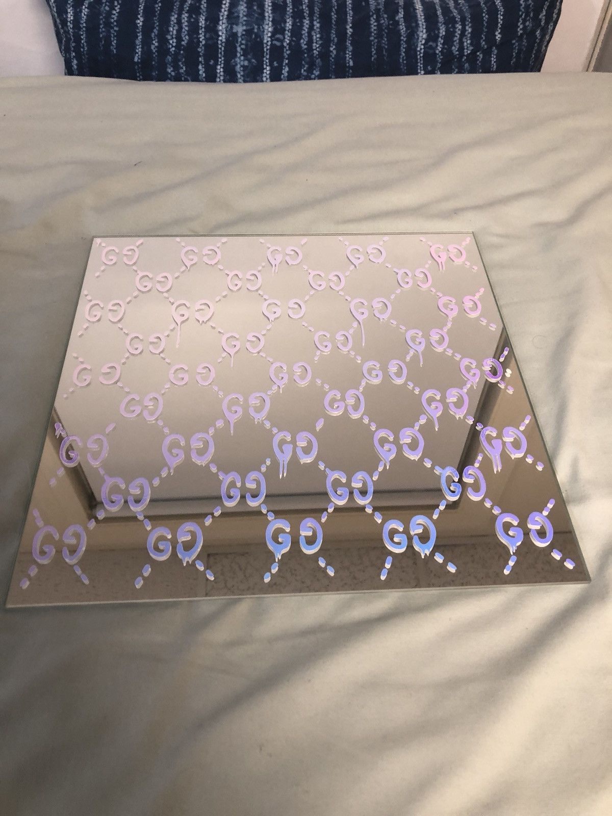 Gucci Iridescent Gucci Mirror Panel | Grailed