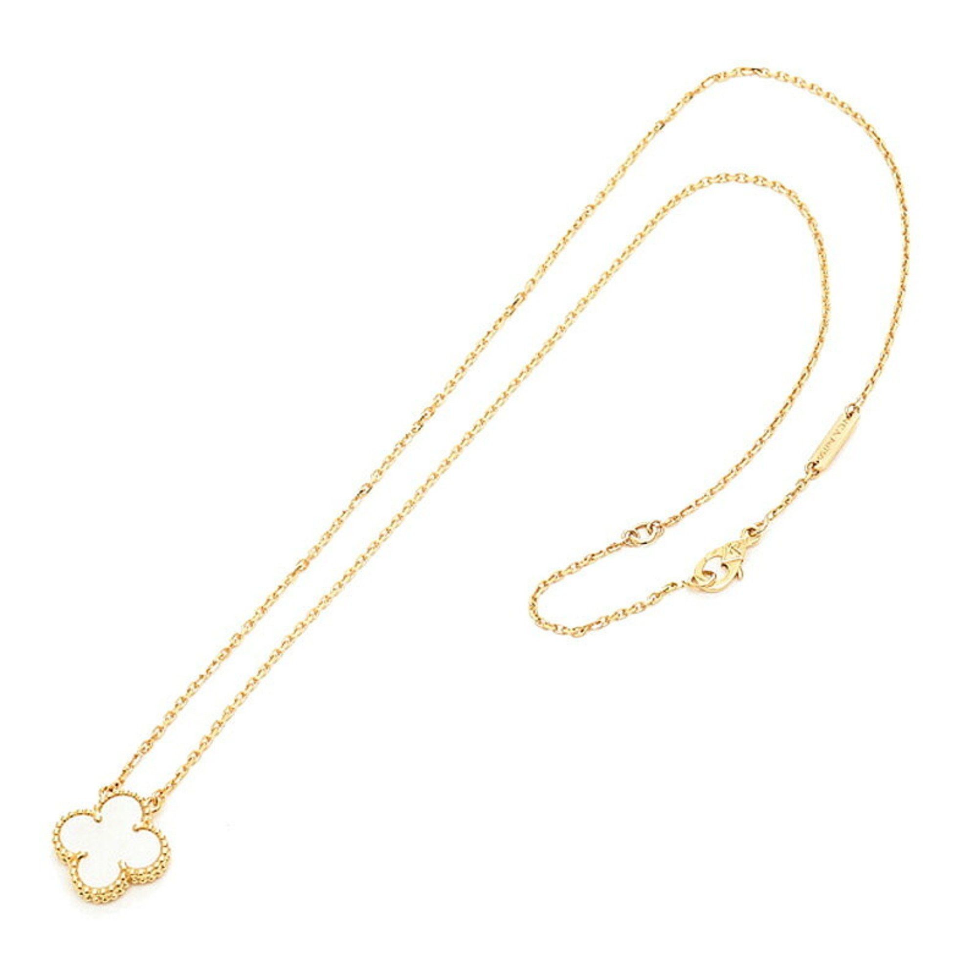Van Cleef & Arpels Van Cleef & Arpels Vintage Alhambra Necklace Shell ...
