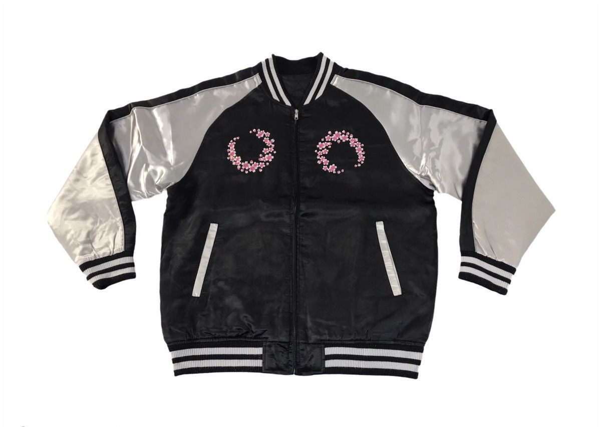 Japanese Brand × Streetwear Sukajan Souvenir Jacket Embroidery Floral ...