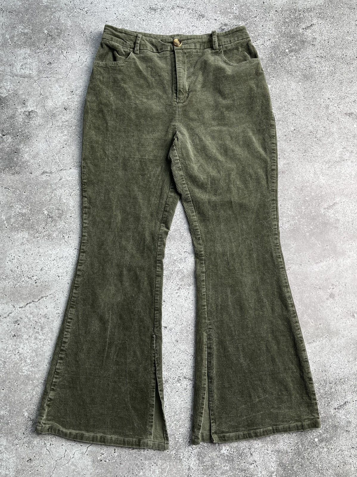 Avant Garde × Streetwear × Vintage Vintage Flared Corduroy Pants | Grailed