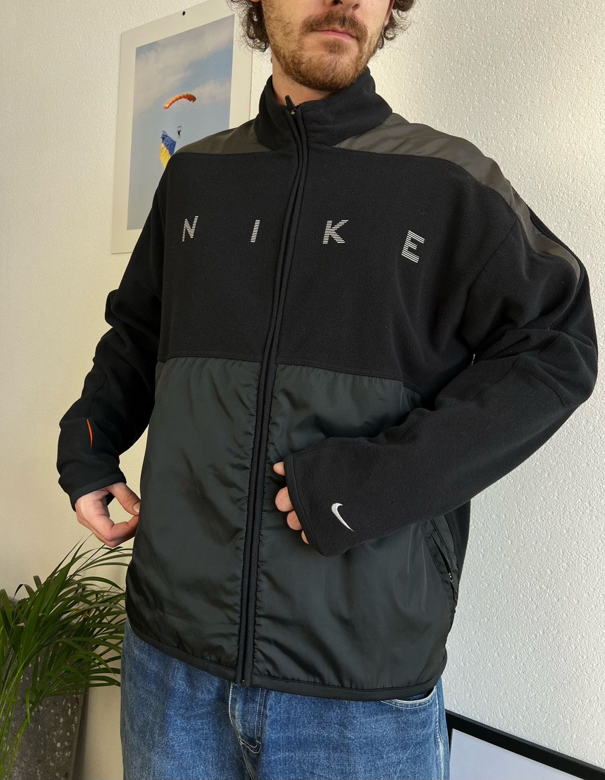 Nike × Nike ACG × Vintage Rare Vintage Nike Fleece Ninja Jacket | Grailed