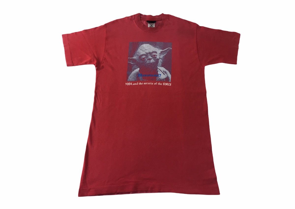 Vintage Vintage 90s Star Wars Yoda Secret Force Fictional Tee | Grailed