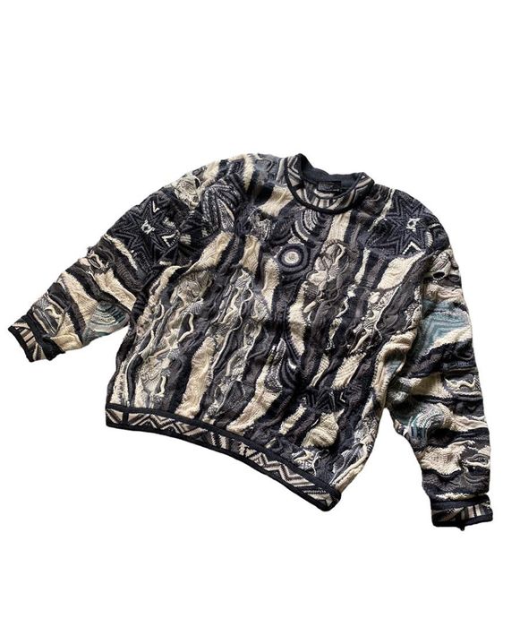 Vintage Coogi sweater vintage multiy colour rapper wearing | Grailed