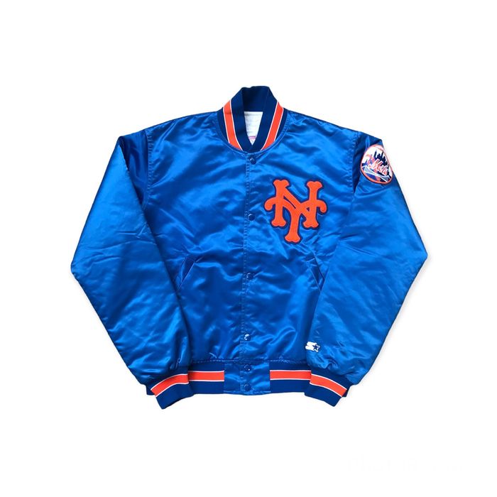 Starter Vintage New York Mets MLB Starter Satin Jacket | Grailed