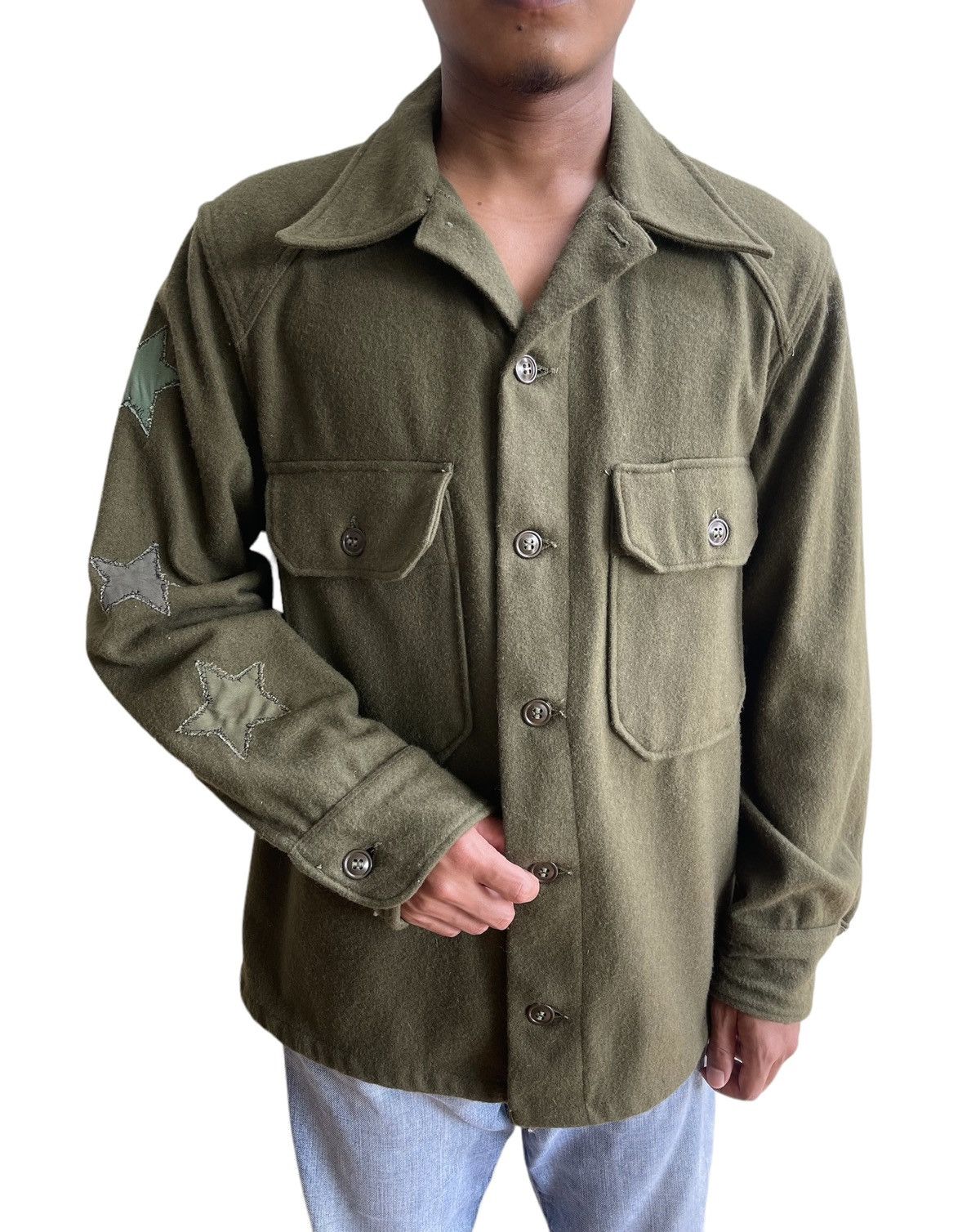Vintage Vintage Military Freedom Patched Jacket | Grailed