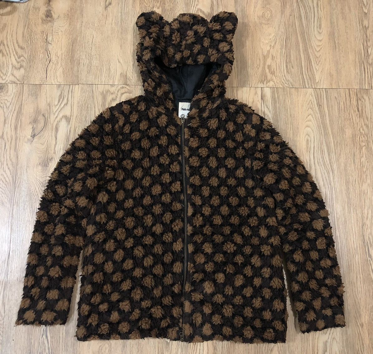 Issey Miyake × Ne-Net Nenet by Issey Miyake cat ear hoodie fleece ...