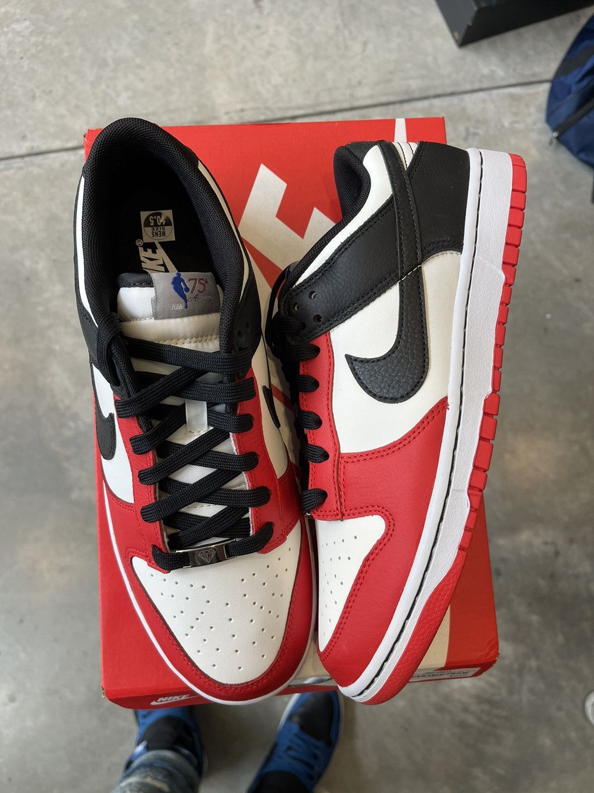 Jordan Brand × Nike Jordan dunk low EMB Chicago SZ 10.5 | Grailed