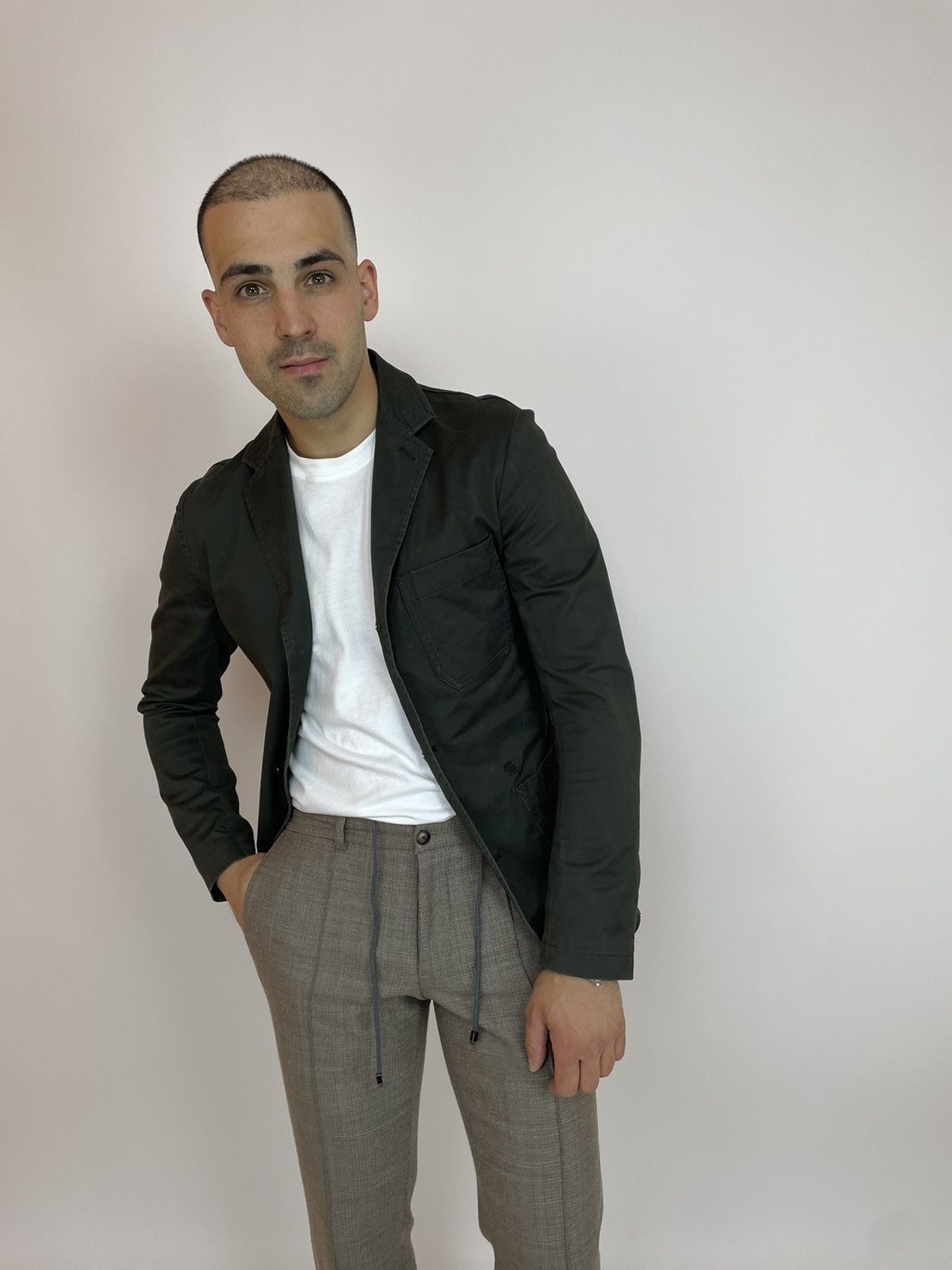 G star RAW BLAKE BLAZER Canvas green Mens size S Blazers