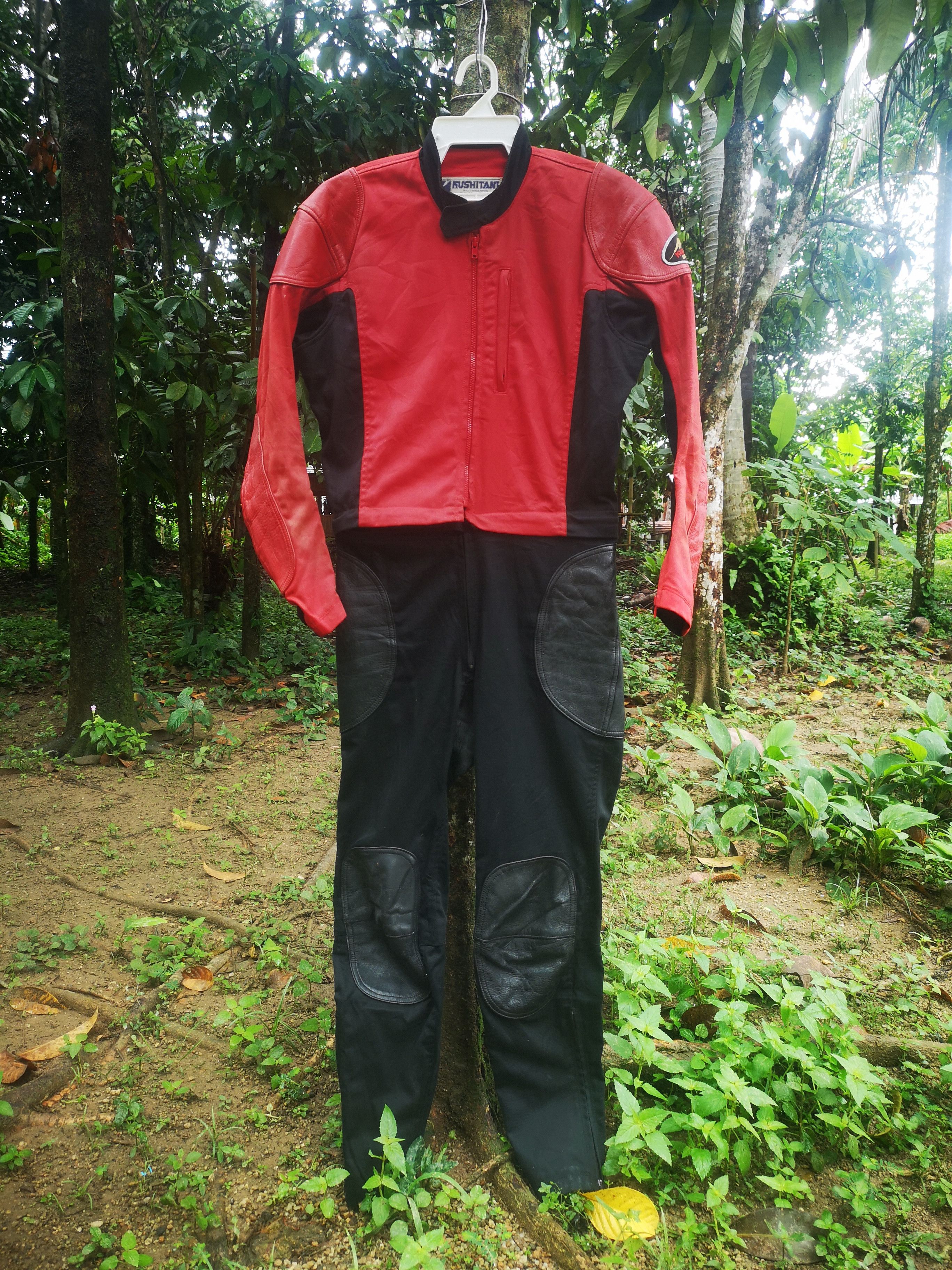 Japanese Brand × Racing × Vintage Touring Suit Kushitani with Leather ...