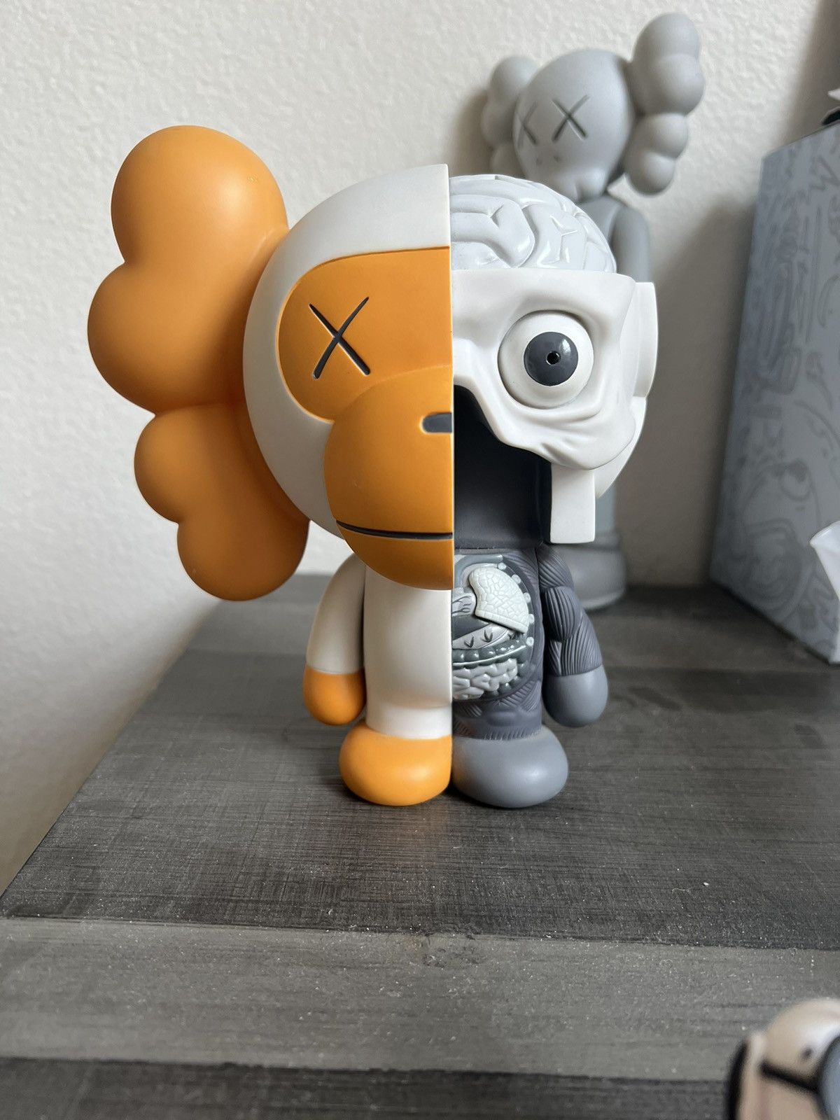 Bape × Kaws Kaws Baby Milo Dissected Vinyl Figure | Grailed