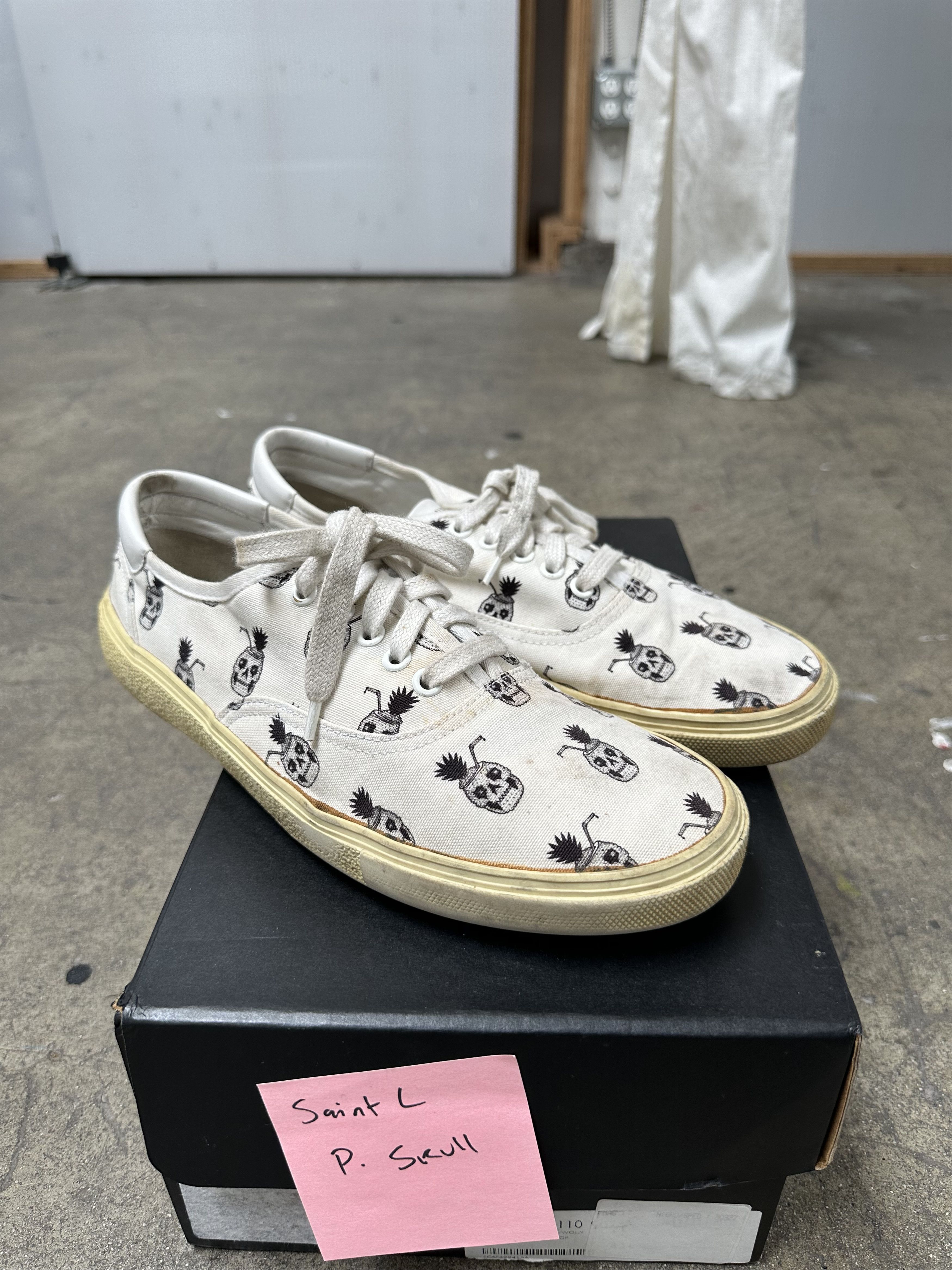 Saint Laurent Paris Saint Laurent Hedi Slimane Pineapple Skate Shoes ...