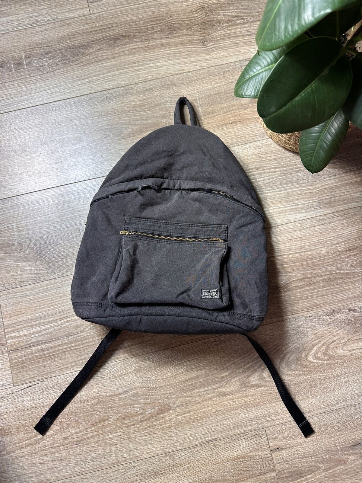 Japanese Brand × Porter Authentic PORTER Backpack Trashed Made In Japan ...
