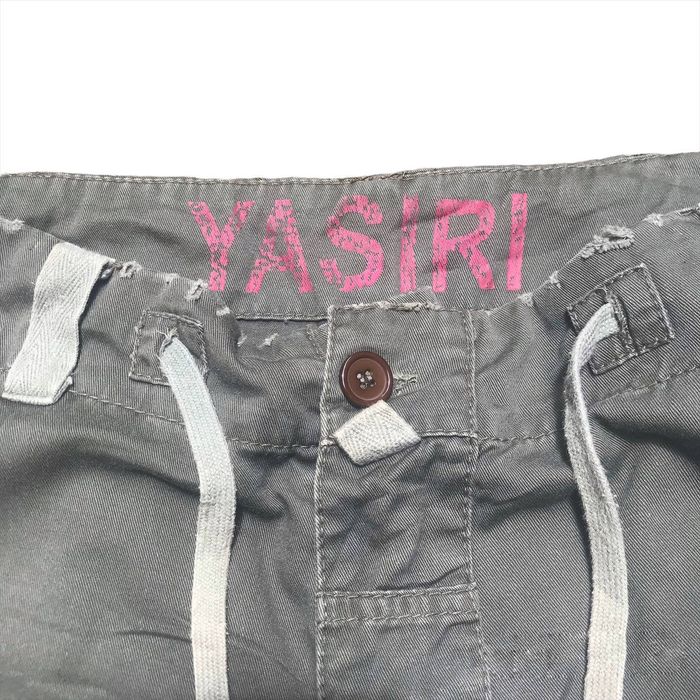 Hysteric Glamour Japanese Brand Yasiri Crazy Bondage Super Flared Cargo Pants | Grailed