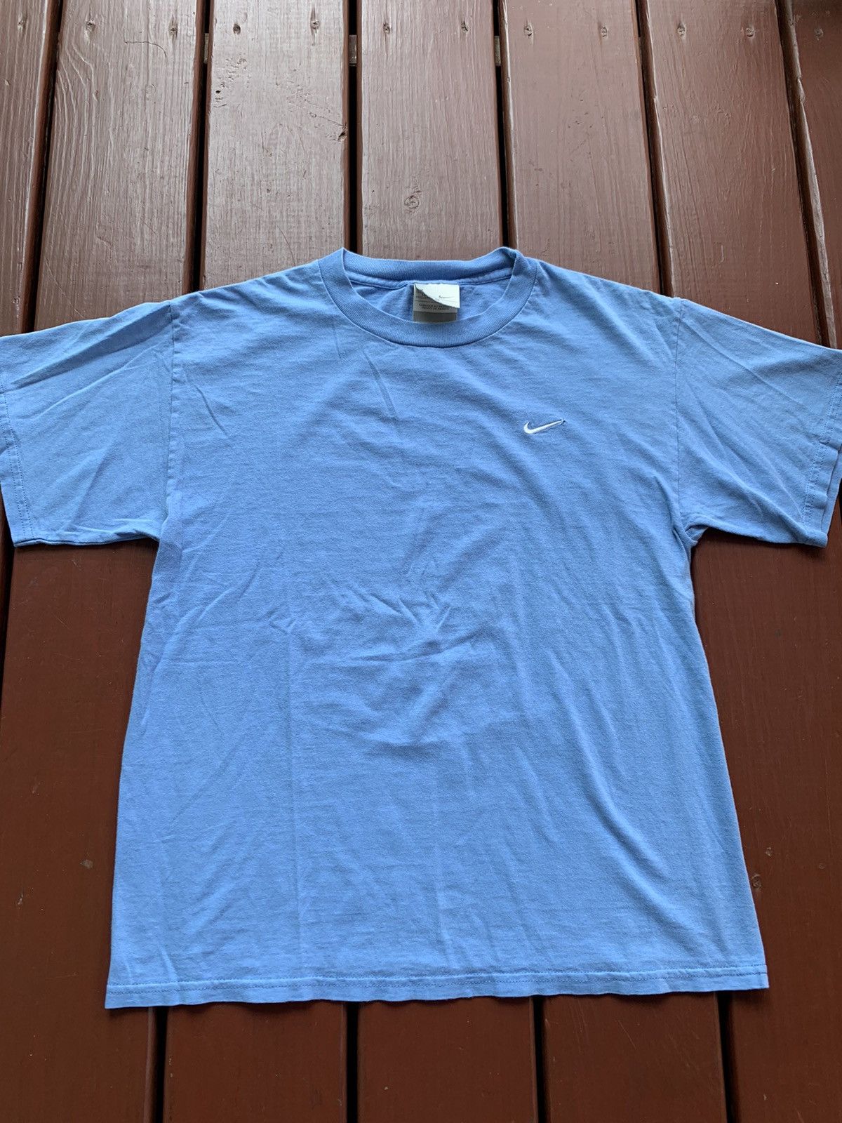 Nike × Vintage Vintage Blue Nike Check Shirt | Grailed