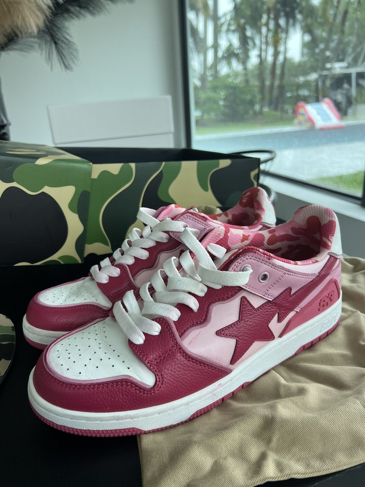 Bape BAPE SK8 STA ‘RED’ | Grailed