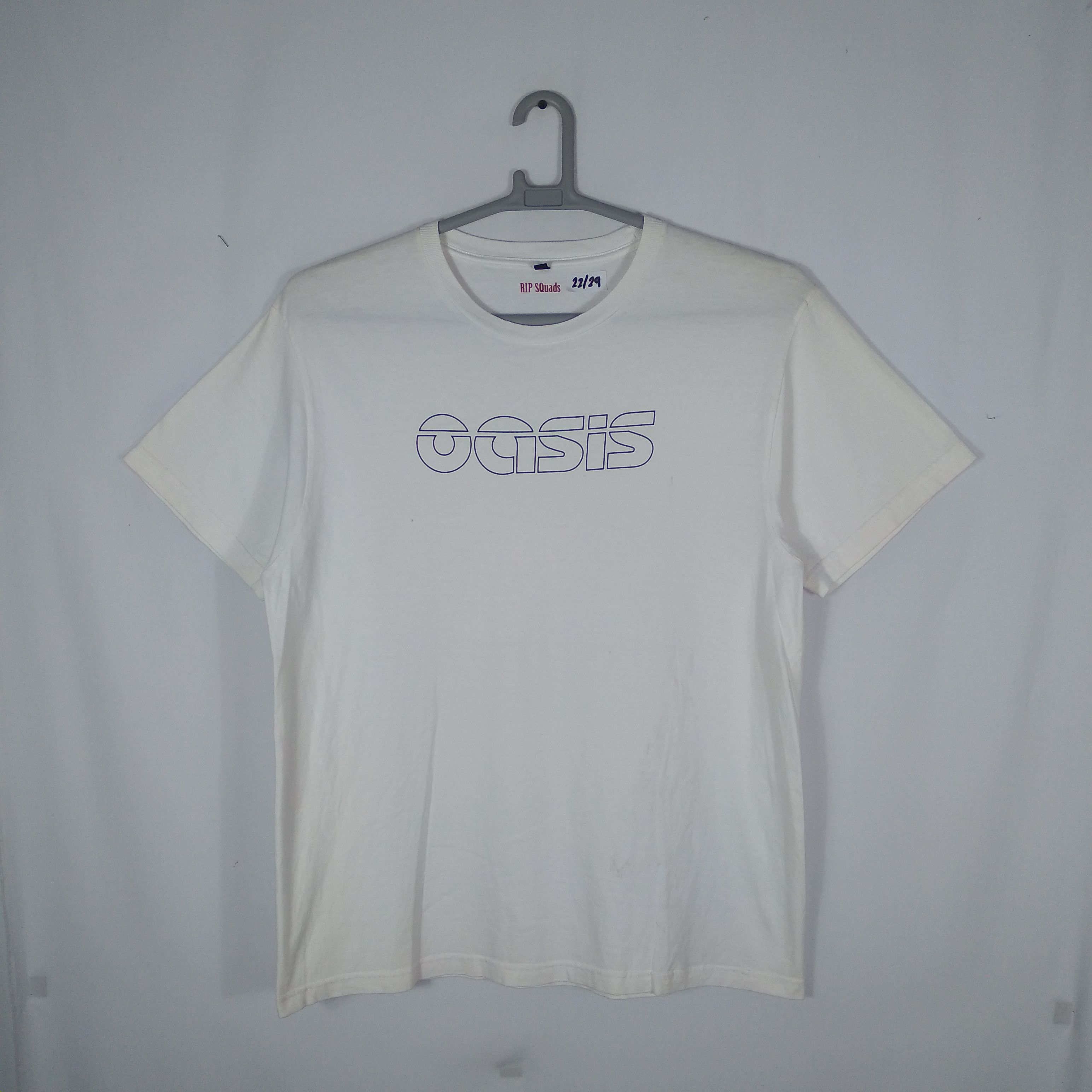 Vintage Madchester Iconic Oasis OG Spellout Britpop Band Tee | Grailed